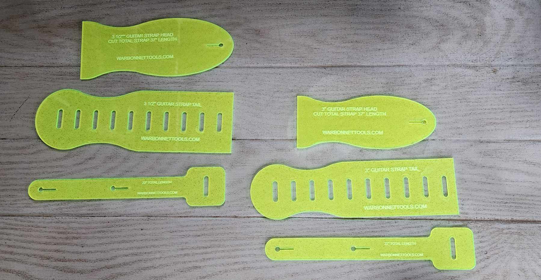 Belt and Strap Acrylic Templates – Warbonnet Tool Co.